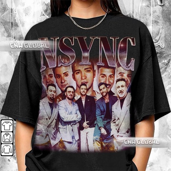 Tops | Nsync 9s Band Music Shirt Boy Band Retro Y2k Sweatshirt | Poshmark